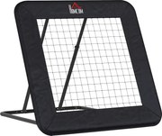 HOMCOM Skládací fotbalová branka Rebounder Odrazová stěna s 5 stupni nastavení pro více sportů 128x118x108-120cm | Aosom.de