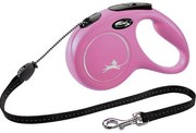 Flexi Classic NEW M lanko 5 m růžové 20 kg