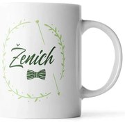 Sablio Hrnek Ženich motýlek - 200 ml - espresso