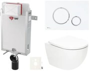 Závěsný wc set k zazdění SAT Fusion SIKOSZTORFU76