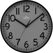 MPM Nástěnné černo-šedé elegatní hodiny MPM Naxer - B E01.4505.92