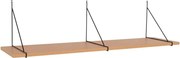 Police v dekoru jasanu v přírodní barvě 120 cm Chiba – House Nordic