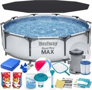 Bazén S Čerpadlem 305 X 76 CM Kompletní Sada 18 V 1 Bestway