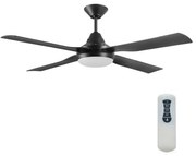 Lucci air 212899 - LED Stmívatelný ventilátor MOONAH 1xGX53/21W/230V černá + DO