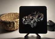 Li-Go "Veterán" lampa 19x19cm provedení povrchu: černá s patinou