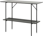 Černý konzolový stolek 37x100 cm Pensacola – Unique Furniture