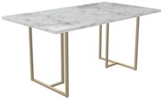 Jídelní stůl s deskou v dekoru mramoru 90x160 cm Astor – Støraa