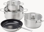 Sada hrnců s nepřilnavým povrchem KitchenAid, 7 dílů