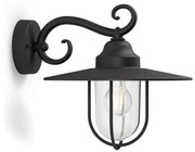 Philips myGarden - Venkovní nástěnné svítidlo 30x36 cm, E27, černá 915005308801