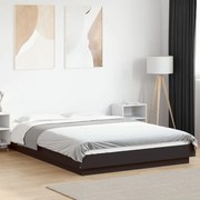 Rám postele s LED osvětlením černý 120x190 cm kompozitní dřevo 3281141