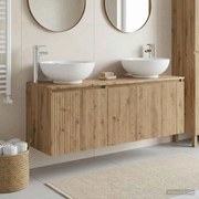Sada koupelnových skříněk 3 ks Dub artisan 49,5 x 44,5 x 65 cm 3405696