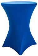 Elastický ubrus EXTREME na koktejlový bistro stůl 70-80 cm VÍCE BAREV Barva ubrusu: MODRÁ / ROYAL BLUE