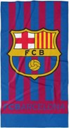 Bavlněná fotbalová osuška FC Barcelona - motiv Vertical - 100% bavlna s gramáží 320 g/m² - 70×140 cm