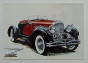 Plechová cedule Duesenberg SJ, 400 x 280 mm