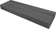 Deante Blur, granitové umyvadlo na desku 1200x400x120 mm, antracitová metalíza, DEA-CQB_TU2S