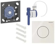 Geberit - Pneumatické ovládání splachování pisoáru typ 40, sklo/pískově šedá 116.014.JL.1