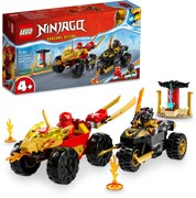 Lego stavebnice lego ninjago 71789 kai a ras v duelu auta s motorkou