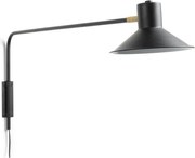 Černé nástěnné svítidlo ø 20 cm Aria – Kave Home