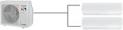Klimatizace Sinclair Terrel white 1+2 (2,7kW + 3,5kW) Multi-split R32