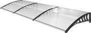 Stříška Outsunny na vchodové dveře 90 x 295 cm, stříška s UV ochranou, stříška na vchodové dveře, ochrana proti slunci z polykarbonátu, ochrana proti…