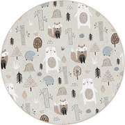 Pratelný dětský koberec ø150 cm Forest Friends – Mila Home