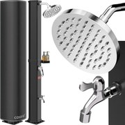 Solární sprcha s krytem HAVANA, 35 l, černá Casaria