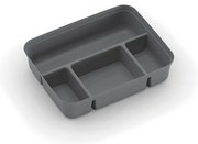 Šedý plastový rozdělovač do úložného boxu 31,5x24x7,5 cm K Latch Box – KIS