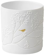 räder Porcelánový svícen Golden Bird, bílá barva, porcelán