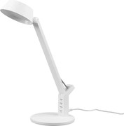 Matně bílá LED stmívatelná stolní lampa (výška 40 cm) Ava – Trio