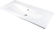 Deante Tubo, keramické umyvadlo na zapuštění 815x360x140 mm, bílá lesklá, DEA-CTU_638M