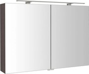 Sapho Riwa - Zrcadlová skříňka s LED osvětlením 101x70x17 cm, borovice rustik RIW100-0016