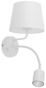 Nástěnná lampa MAJA 1xE27/15W/230V + 1xGU10/10W/230V bílá