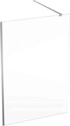 Geberit - Sprchová stěna Walk-In 140x200 cm, stříbrná/čiré sklo 560.169.00.2ROZ4