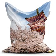 Sablio Sedací vak Classic Čínská věžička - 150x100 cm