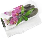 Sablio Deka Orchideje a kameny - 150x120 cm