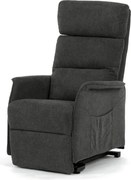 Polohovací křeslo šedé, elektrické TV-L8960 GREY2