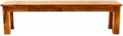 Indický nábytek - Lavice Rami 140x40 z indického masivu palisandr Natural