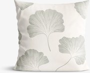Goldea bavlněný povlak na polštář - listy ginkgo 30 x 50 cm