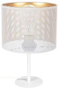 Stolní lampa ALDO 1xE27/60W/230V bílá