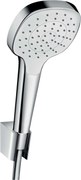 Hansgrohe Croma Select E - Set sprchové hlavice, držáku a hadice, EcoSmart, bílá/chrom 28095400