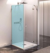 Polysan - Sprchové dveře pivotové 100 cm, chrom/čiré sklo FL1210R