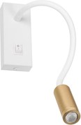 Kanlux 32518 - LED Flexibilní lampička TONIL LED/3,3W/230V bílá/zlatá