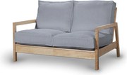 Potah na pohovku IKEA  Lillberg 2-místná nerozkládací barva modrá látka pletený vzor