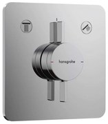 Hansgrohe DuoTurn Q - Baterie pod omítku, pro 2 spotřebiče, chrom 75414000