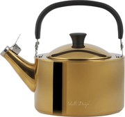 Varná konvice z nerezové oceli v leskle zlaté barvě 1,5 l Diamante – Vialli Design