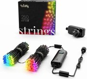 Barevná světýlka venkovní Twinkly strings LED světelný řetěz RGB, 20 m, 250 diod, IP44,