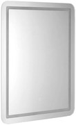 Aqualine - Zrcadlo s LED osvětlením, 80x60 cm, dotykový senzor SC080