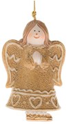 Keramická vánoční ozdoba 8 cm Angel – Dakls