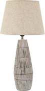 Krémová stolní lampa s textilním stínidlem (výška 69,5 cm) Hanoi – Mauro Ferretti