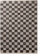 Černý/krémový oboustranný/ručně tkaný koberec s příměsí juty 160x230 cm Rex – Hanse Home